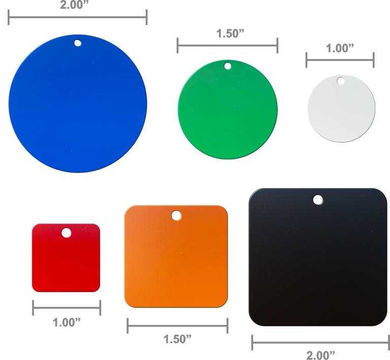 Industrial Plastic Tags (Engraved & Blank) - qbetags.com