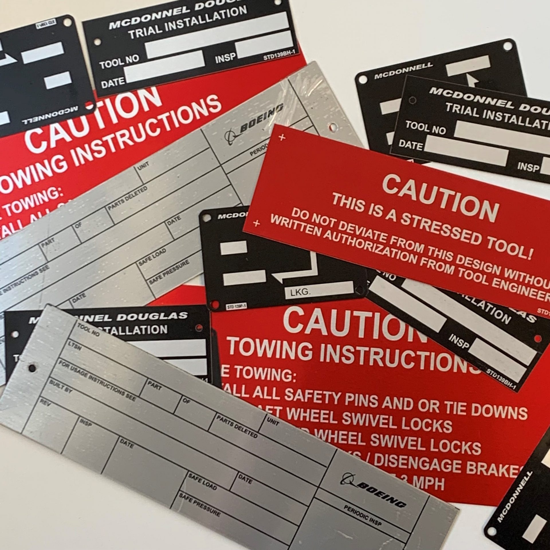 Aerospace Labels & Tags - qbetags.com