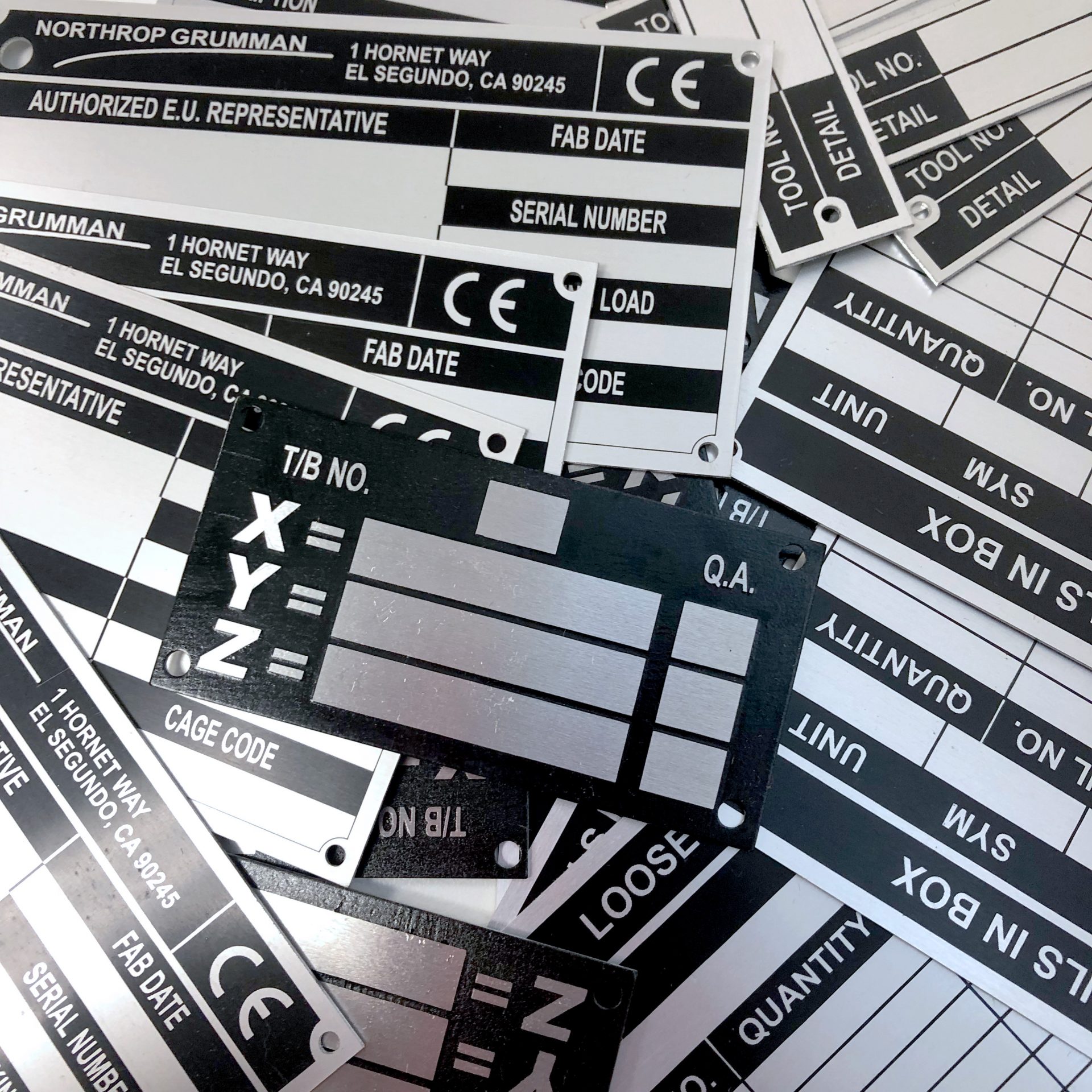 Aerospace Labels & Tags - qbetags.com