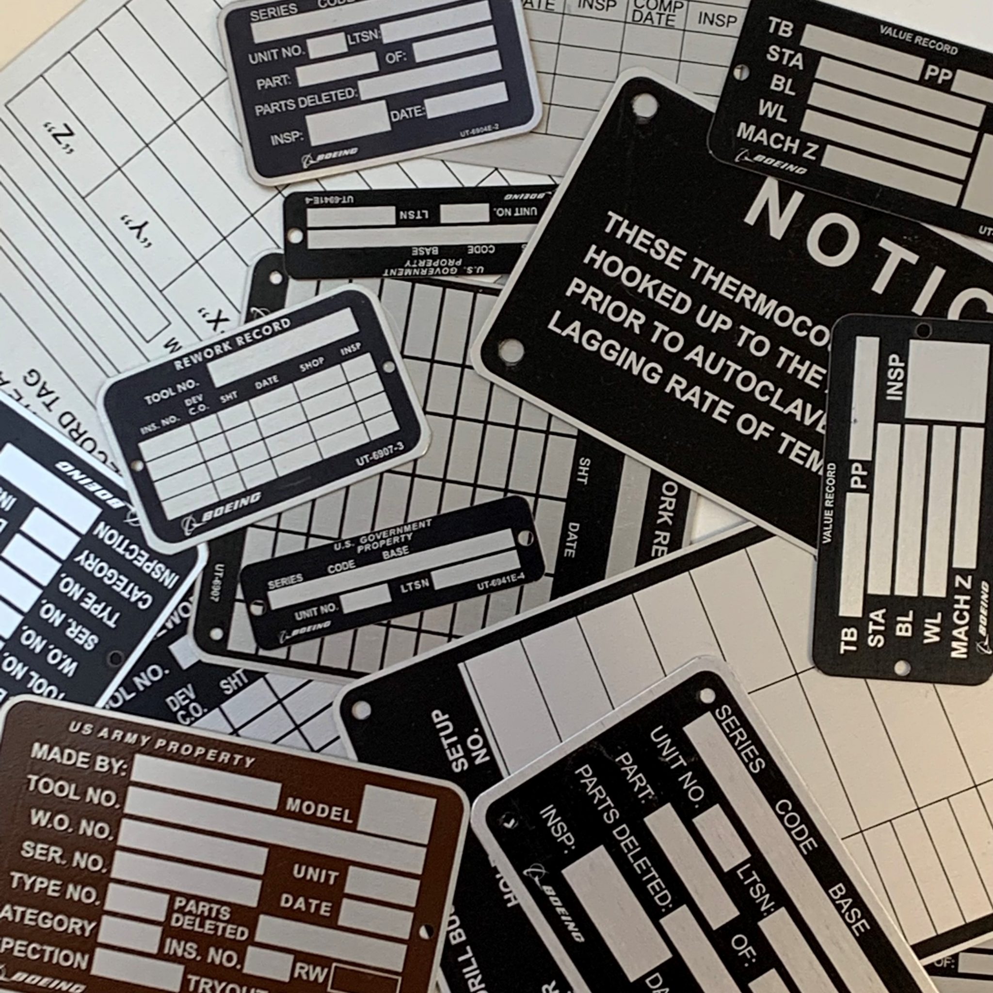 Aerospace Labels & Tags - qbetags.com