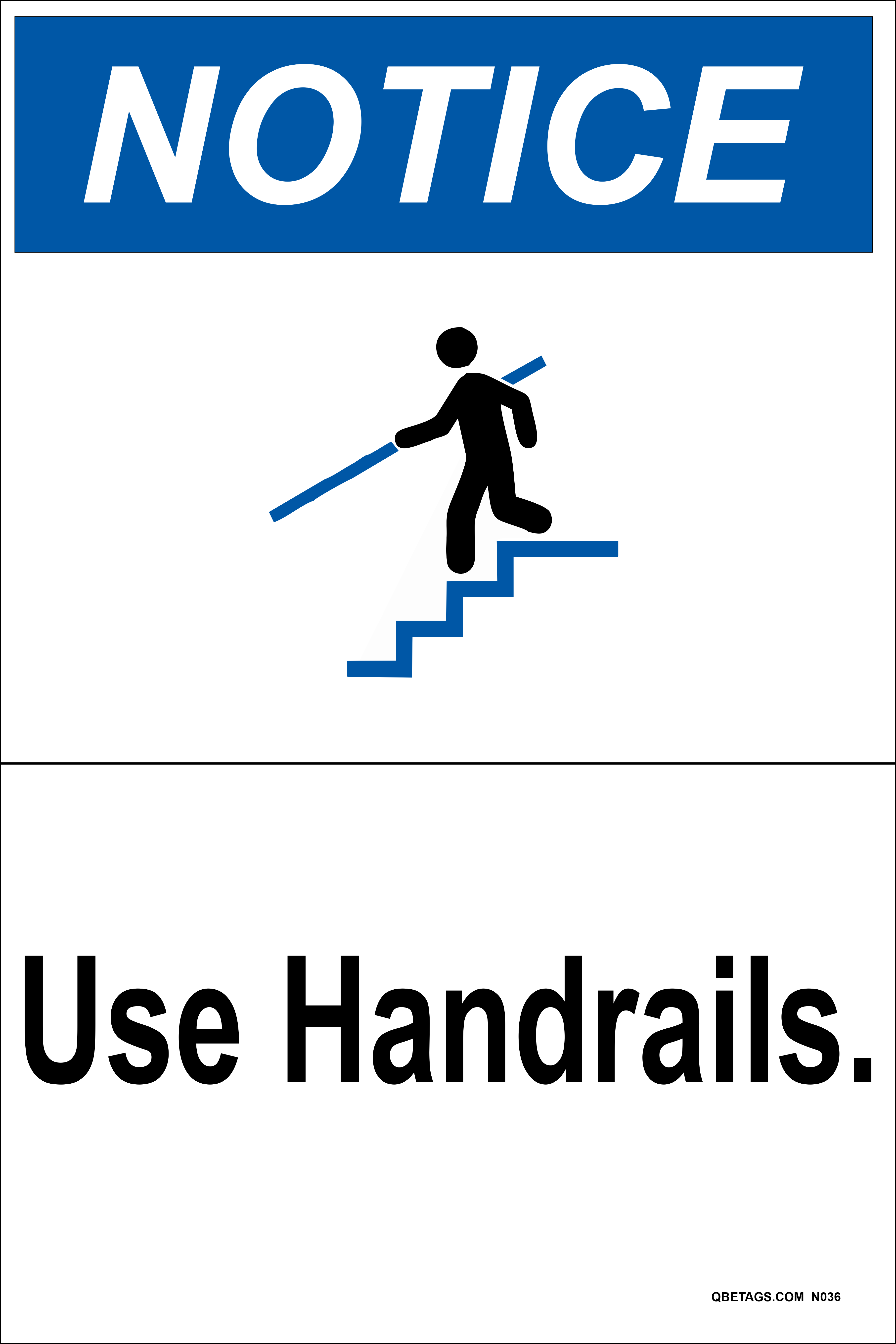 Notice: Use Handrails - FAST PRODUCTION! SHIPS WITHIN 48 HOURS!