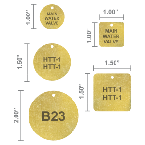 Industrial Metal Tags - qbetags.com