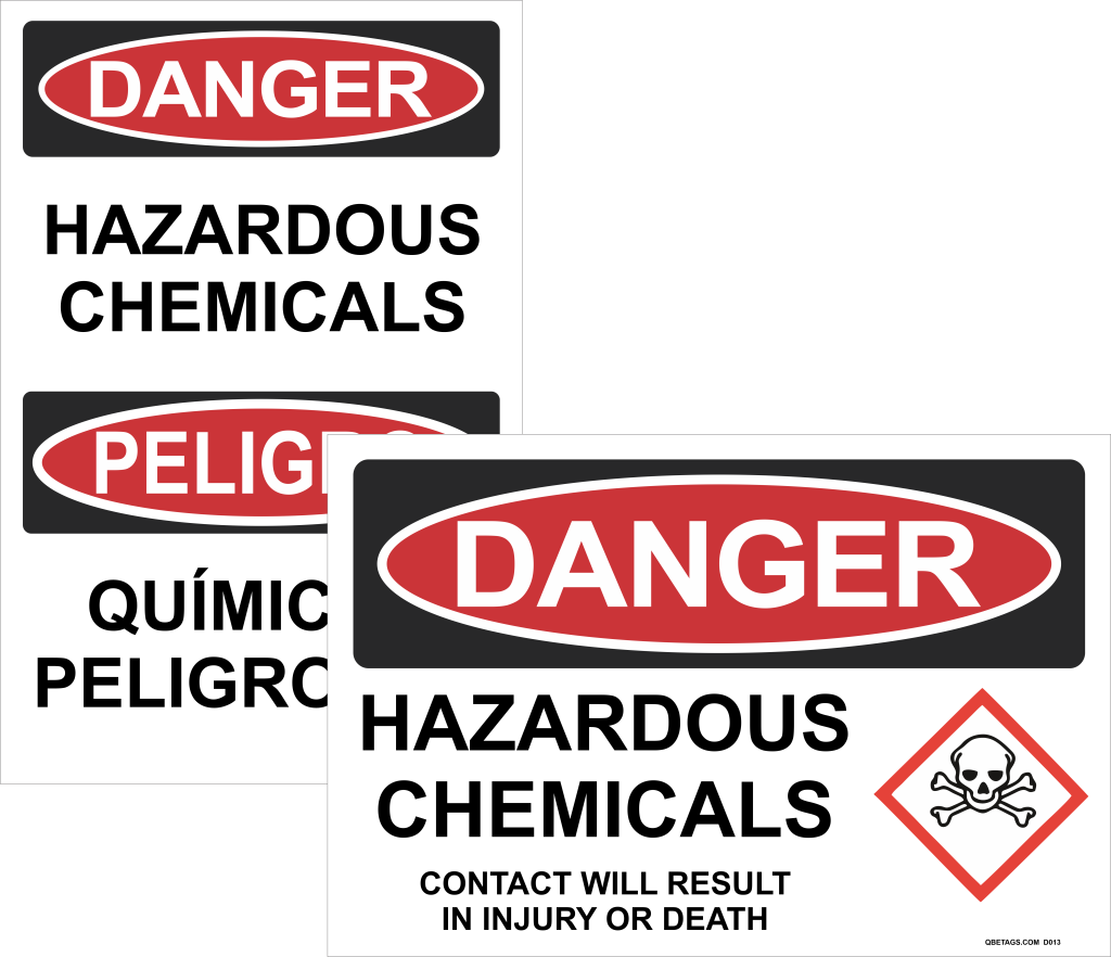 Danger Signs & Labels Archives - qbetags.com