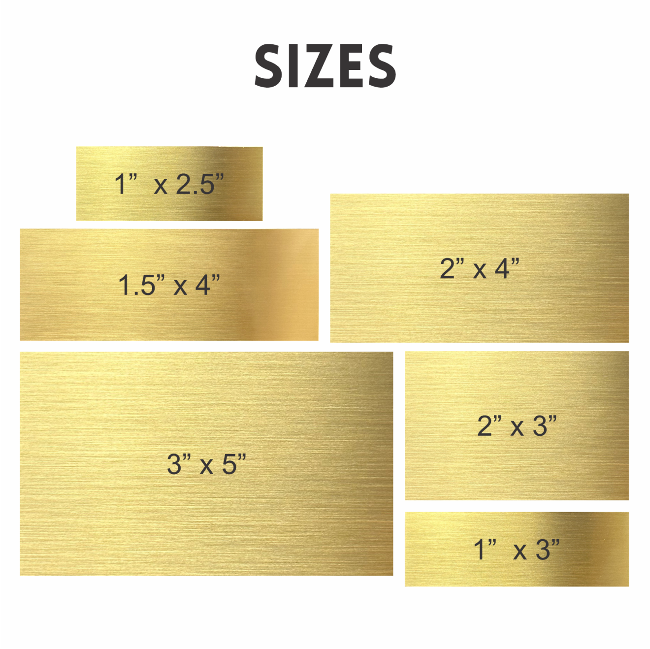 Engraved Decorative Nameplates - FAST PRODUCTION!