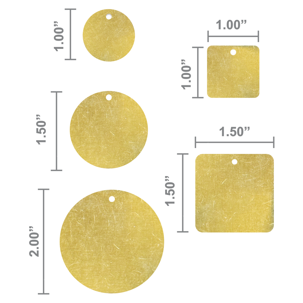 Industrial Metal Tags (Engraved & Blank) - qbetags.com