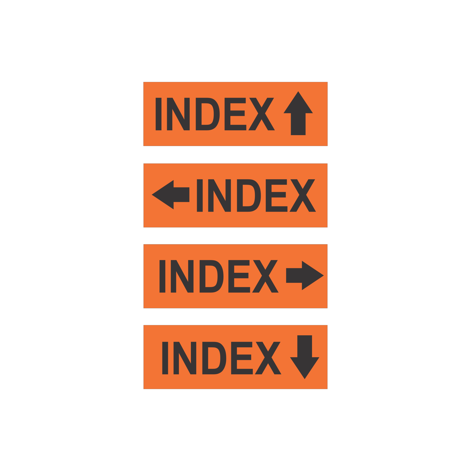 Index Stickers (Pack of 25) - IN STOCK! READY-TO-SHIP!