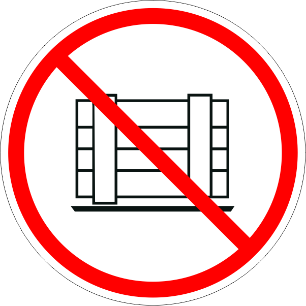 ISO Prohibited - P023 Do Not Obstruct - FAST PRODUCTION